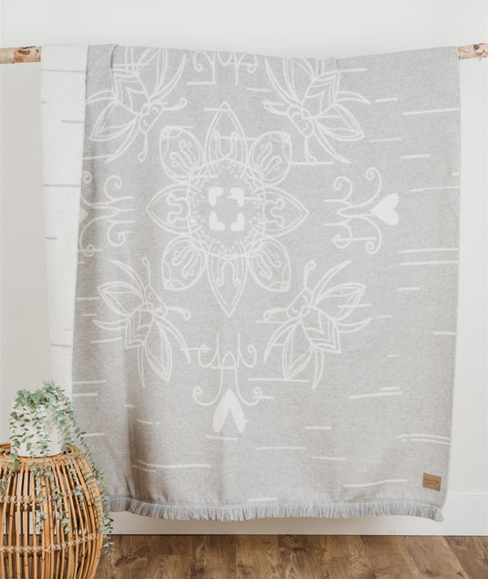 Blankets with Authentic Indigenous Art Made in Canada – MINI TIPI