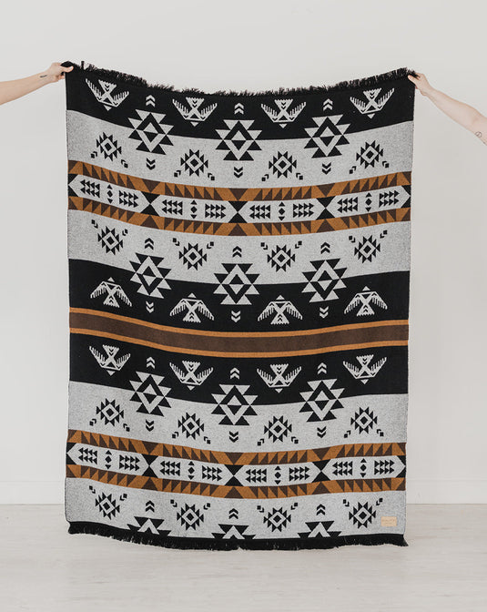 Blankets with Authentic Indigenous Art Made in Canada – MINI TIPI