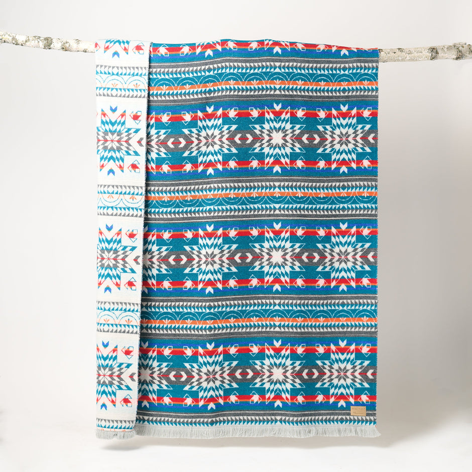 Blankets with Authentic Indigenous Art Made in Canada – MINI TIPI