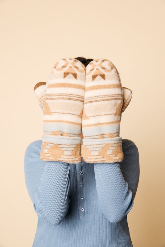 Wool Mittens Featuring Indigenous Designs Made in Canada – MINI TIPI