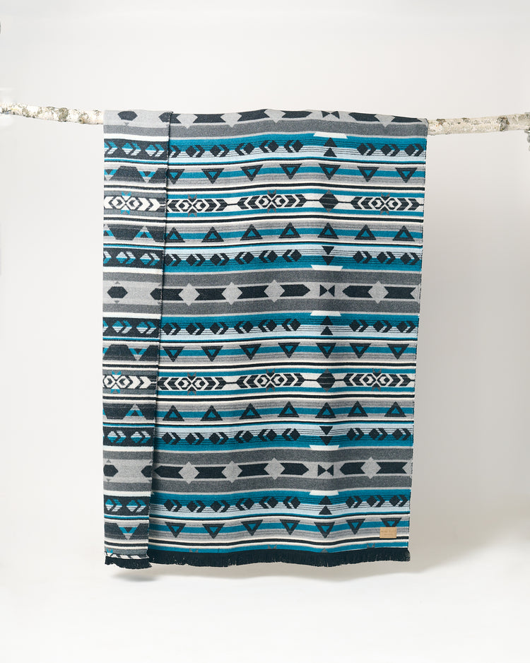 Blankets with Authentic Indigenous Art Made in Canada – MINI TIPI