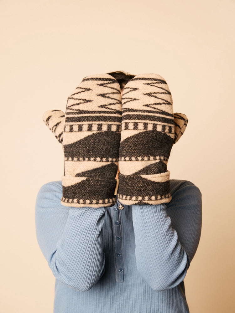 Wool Mittens Featuring Indigenous Designs Made in Canada – MINI TIPI
