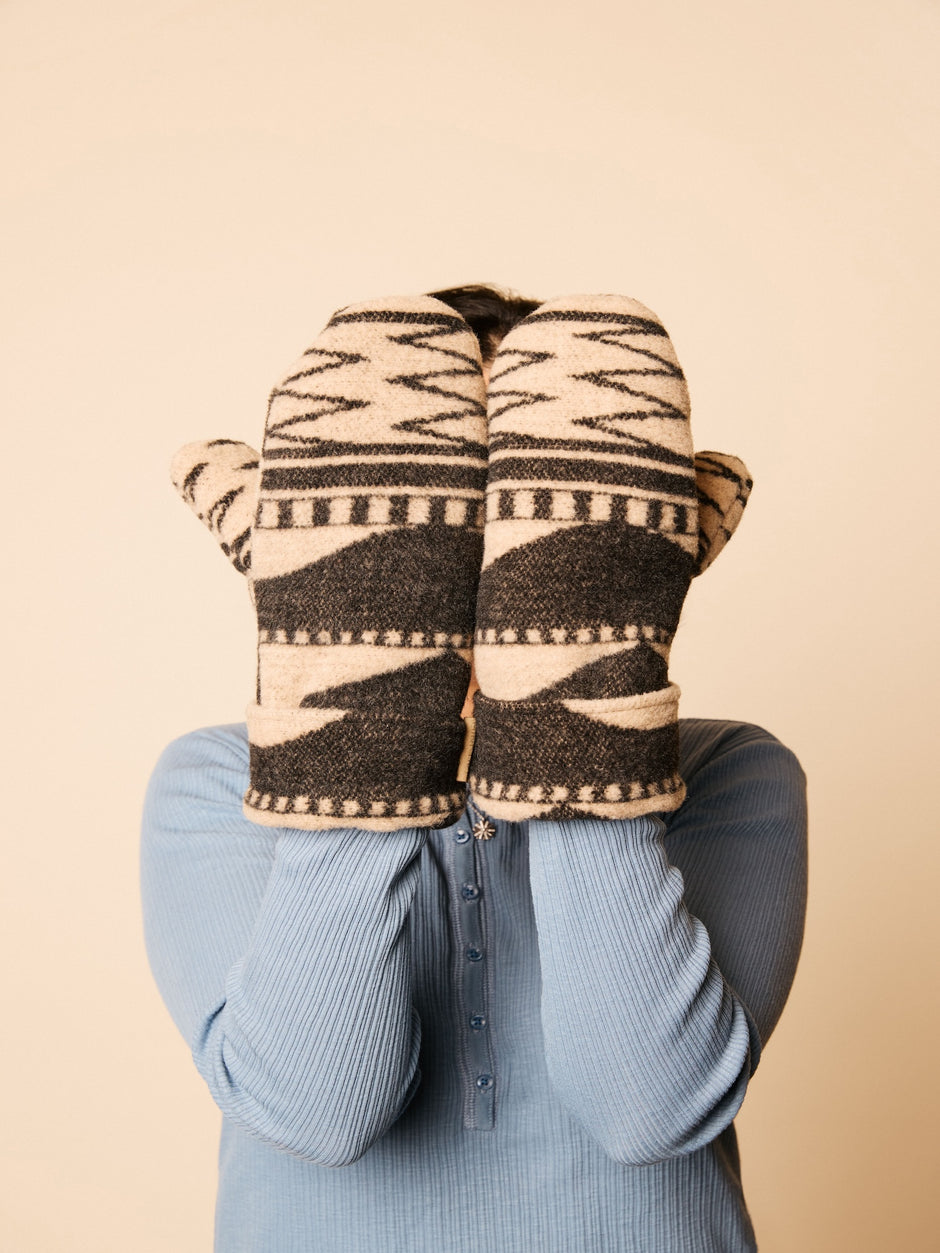 Wool Mittens Featuring Indigenous Designs Made in Canada – MINI TIPI